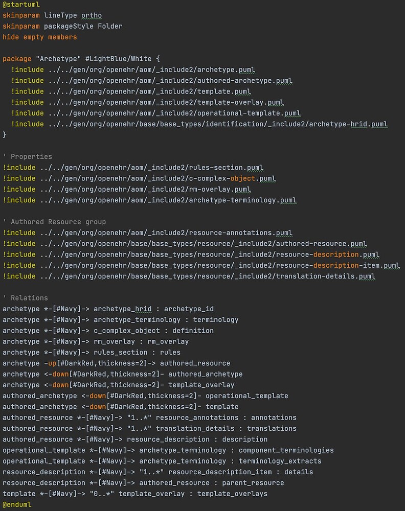 Generating UML diagrams from specifications - Specifications - openEHR Generating UML diagrams from specifications - Specifications - openEHR